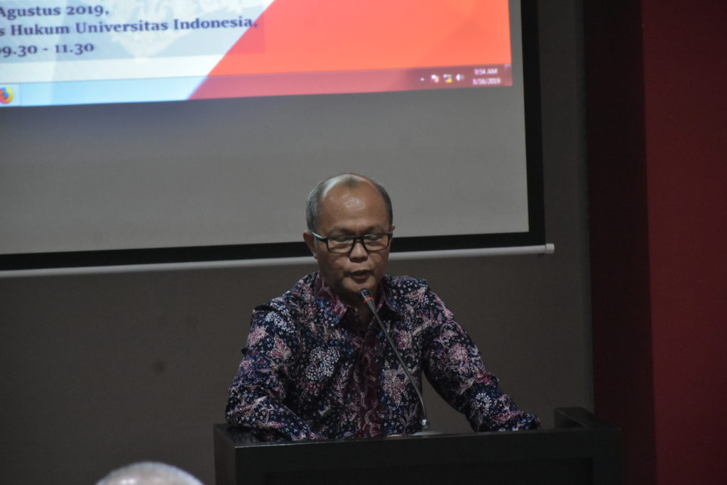 Dihadiri Rektor UI, Peluncuran Buku Prof. Agus Sardjono - Fakultas Hukum Universitas Indonesia