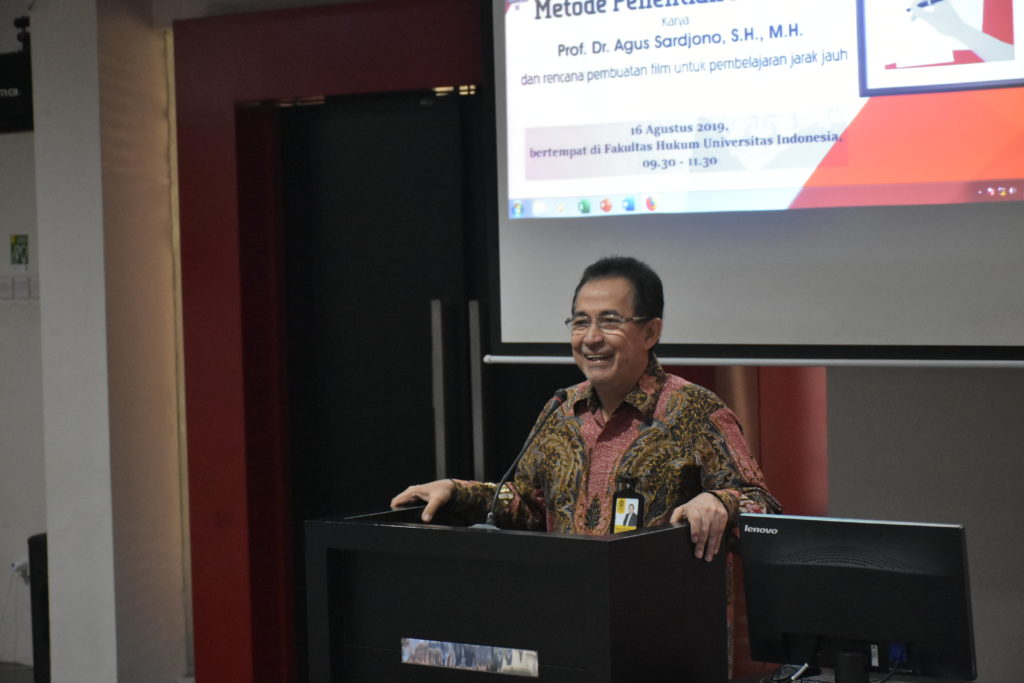 Dihadiri Rektor UI, Peluncuran Buku Prof. Agus Sardjono - Fakultas Hukum Universitas Indonesia