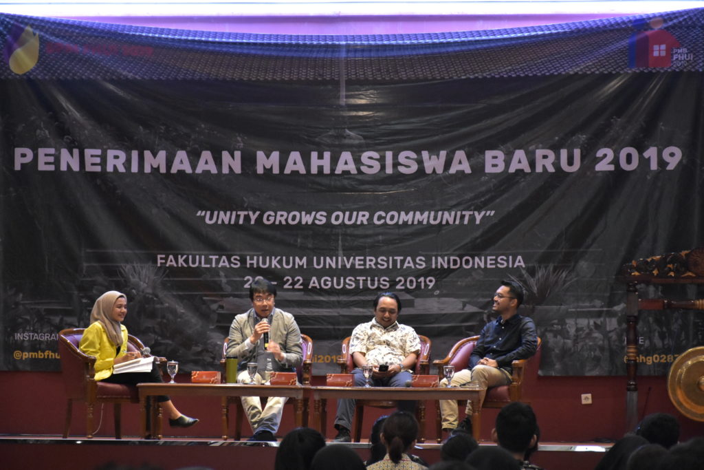 Pengenalan Tri Dharma Perguruan Tinggi di PSAF 2019 - Fakultas Hukum Universitas Indonesia