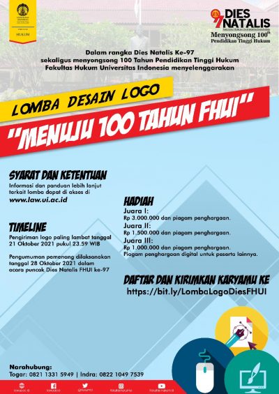 Lomba Desain Logo “MENUJU 100 TAHUN FHUI” - Fakultas Hukum Universitas ...