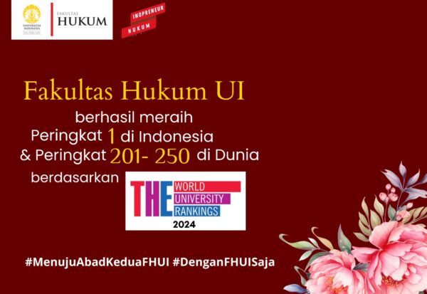 Fakultas Hukum UI Raih Peringkat 1 di Indonesia dan Peringkat 201-250 ...
